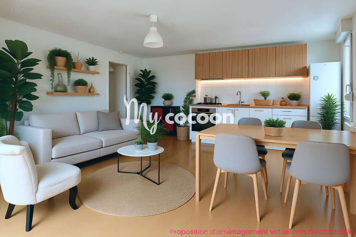 Vente Appartement 48 m² Villeurbanne - EtreProprio